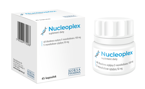 Urydyna 100 mg cytydyna nukleotydy 45 kaps Nucleoplex SklepZdrowie24h.pl